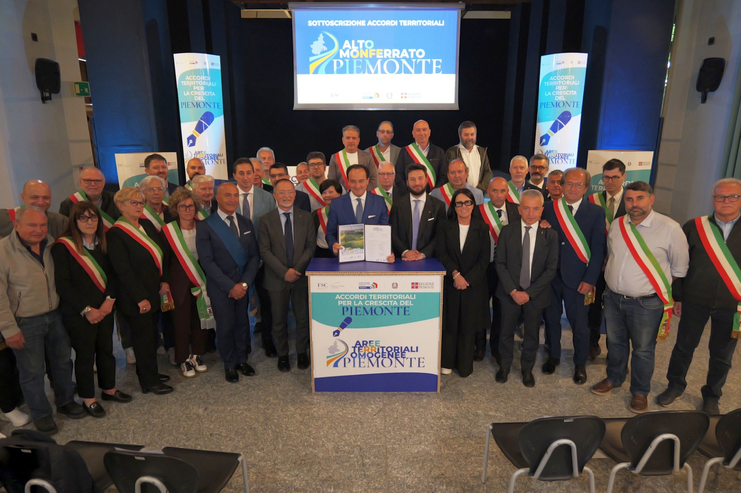 Piemonte, firmati gli accordi per i fondi di sviluppo e coesione