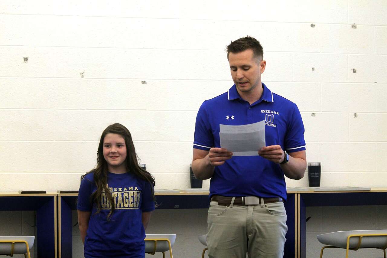 Garber, Simpson named Onekama students of the month