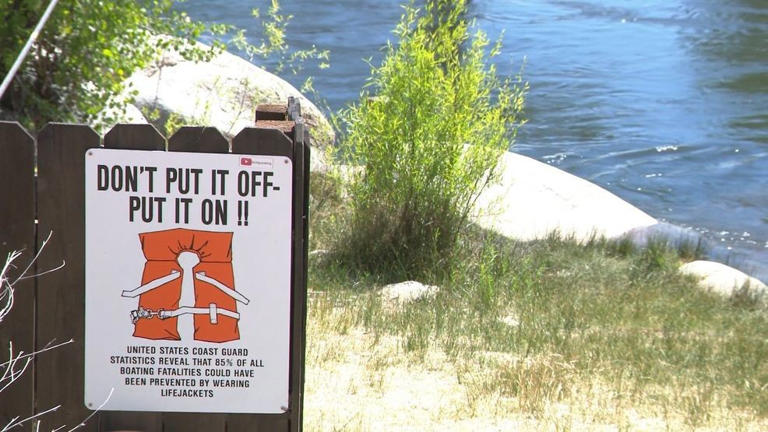 Why do people enter the Kern River despite warnings?