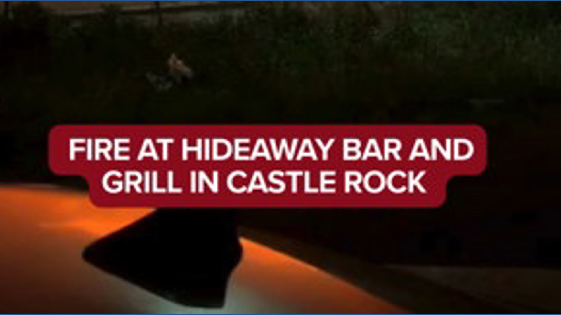 2 fires in 2 days at Castle Rock restaurant