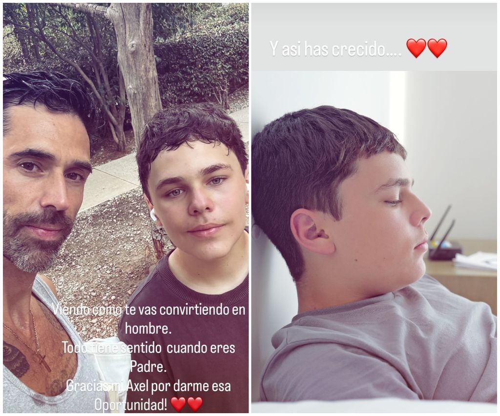 Michelle Renaud celebra el cumpleaños de Axel, hijo de Matías Novoa ...