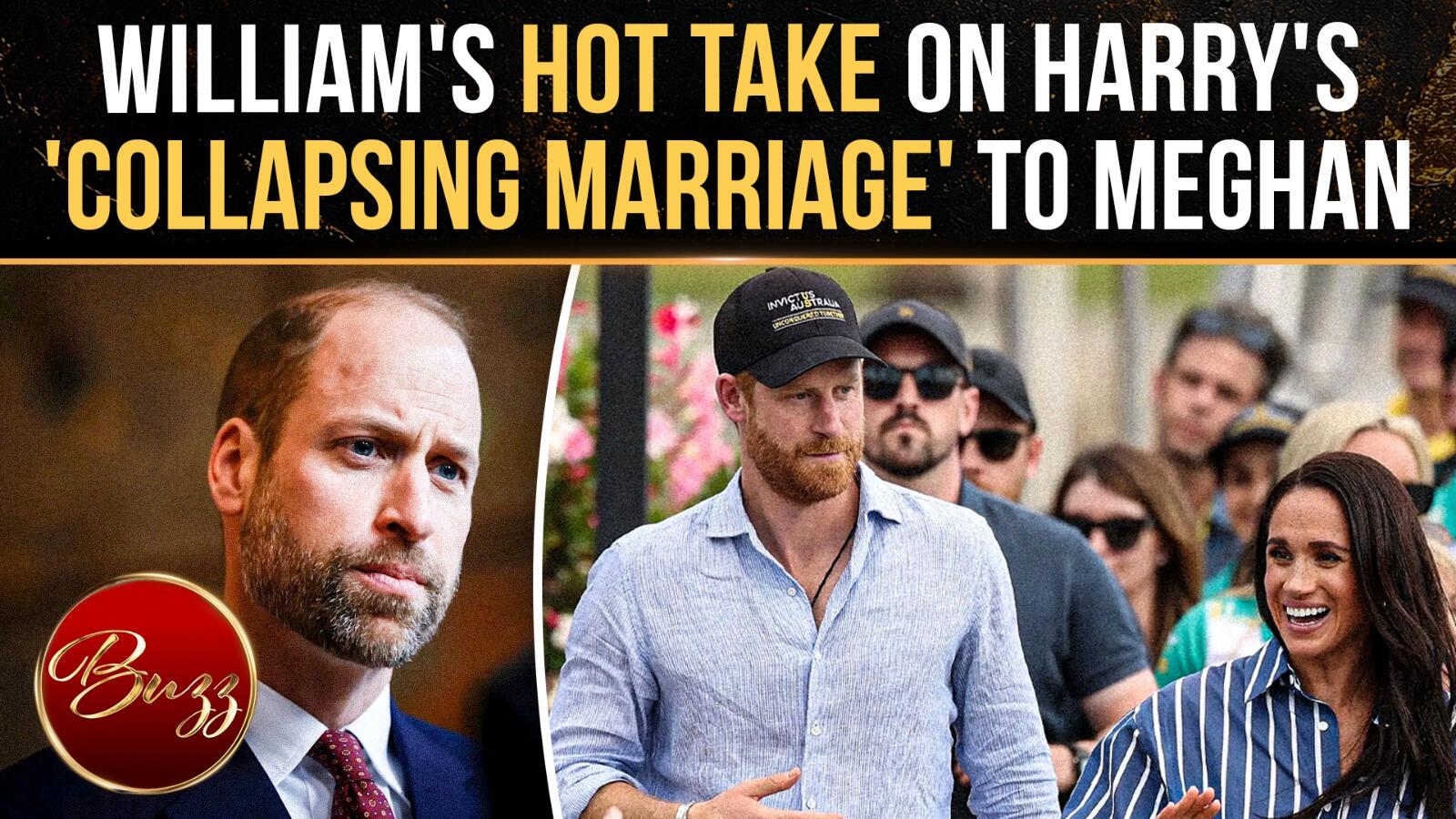 Prince William predicts Harry & Meghan's marriage will collapse ...