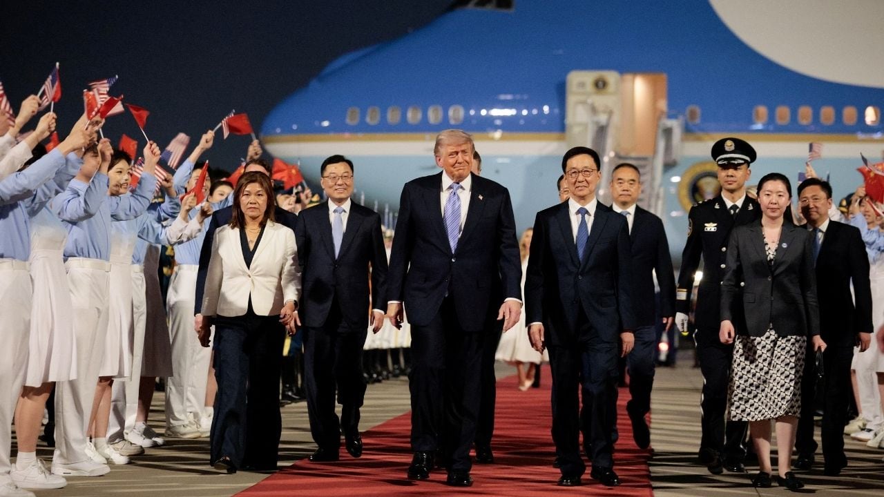 Trump arrives in Beijing for 2-day US.-China summit