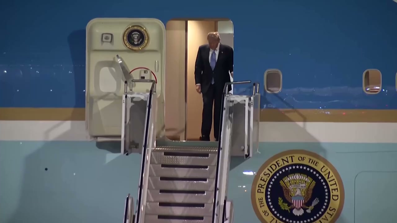 Trump arrives in China for summit with Xi