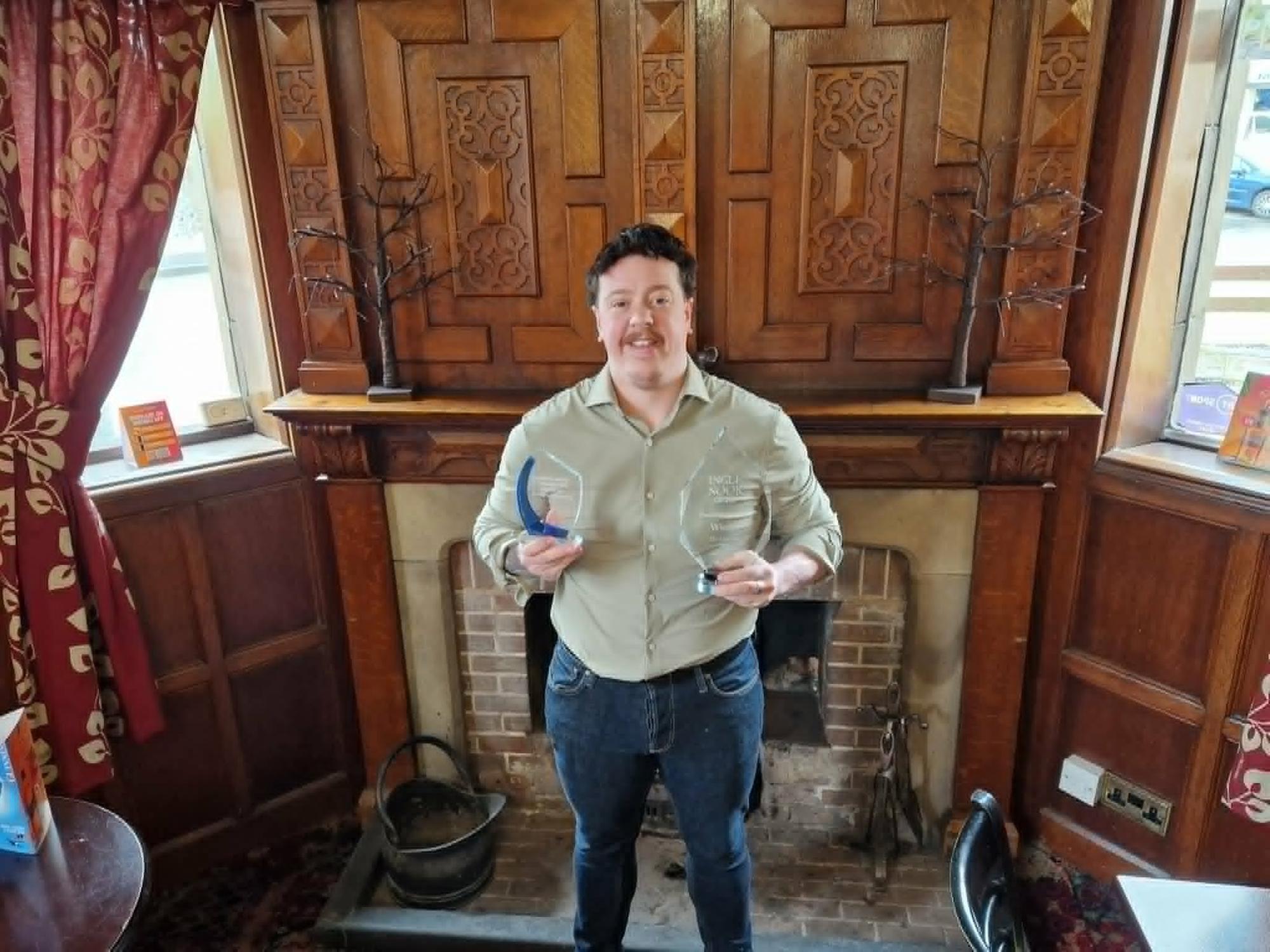 Manager of Burnley's Lane Ends pub awarded for turning its fortunes around
