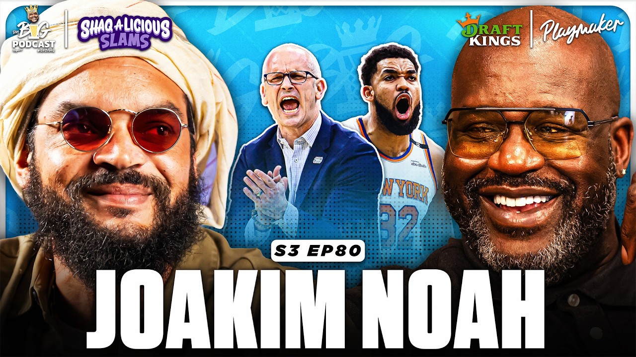 Joakim Noah's NBA playoff predictions 🔮 | First time facing Shaq & life ...