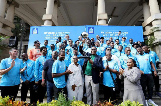 Durban erupts in celebration as Nedbank Cup champions parade through ...