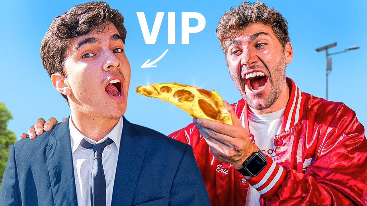 I got VIP access to the world's biggest pizza