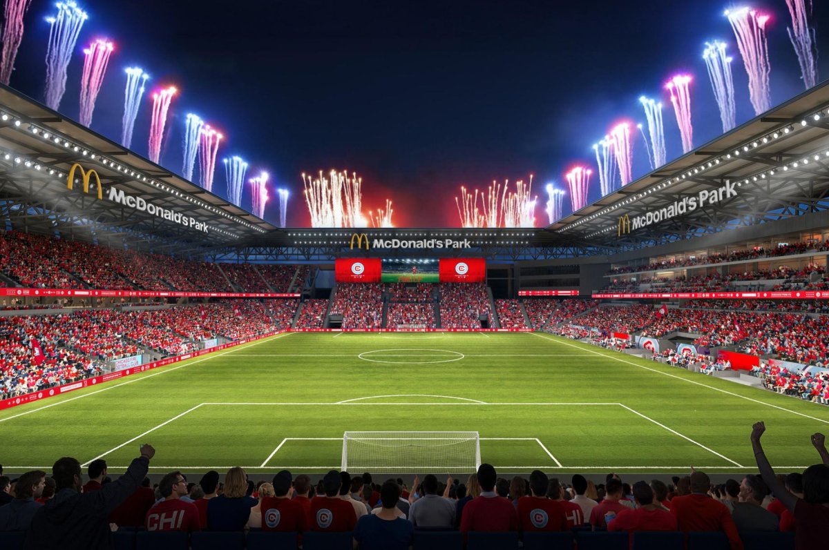 McDonald's buys Chicago Fire stadium naming rights, a US first