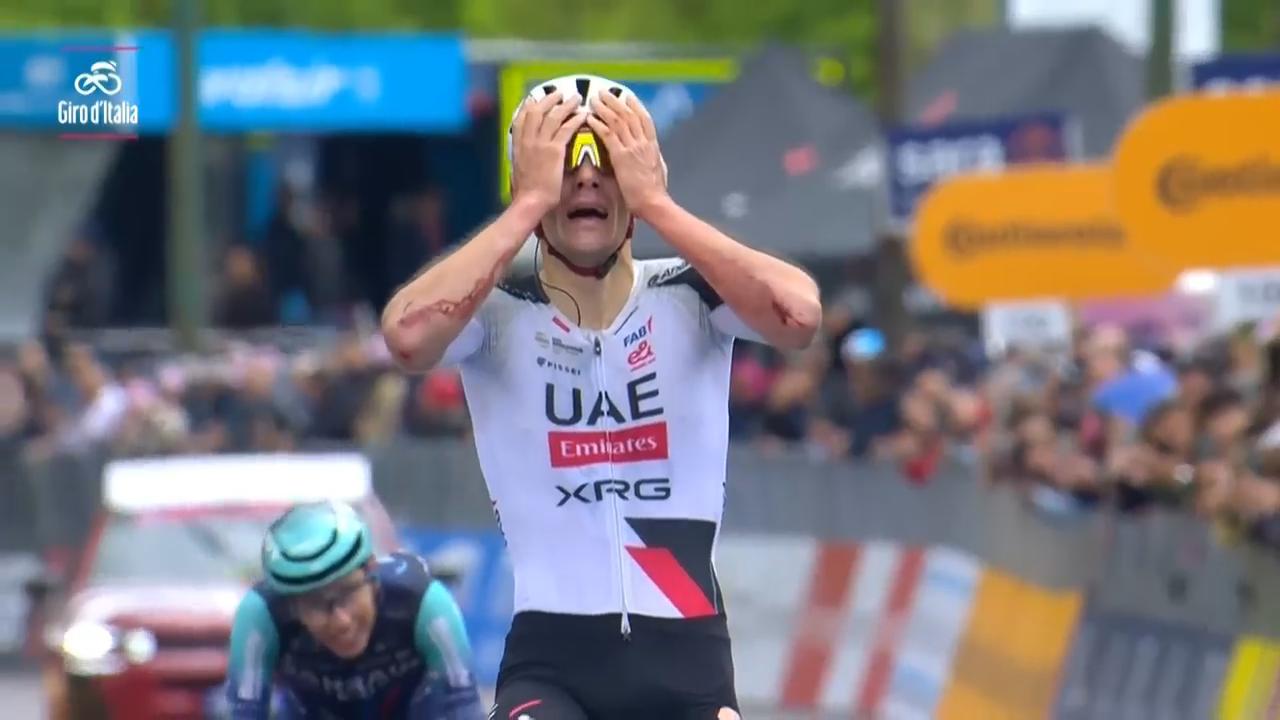 Arrieta wins dramatic fifth stage, but second-place Eulalio takes Giro lead