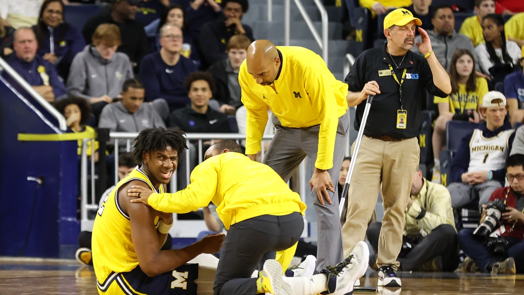 Dusty May sees Jalen Reed’s health as key to Michigan’s repeat hopes