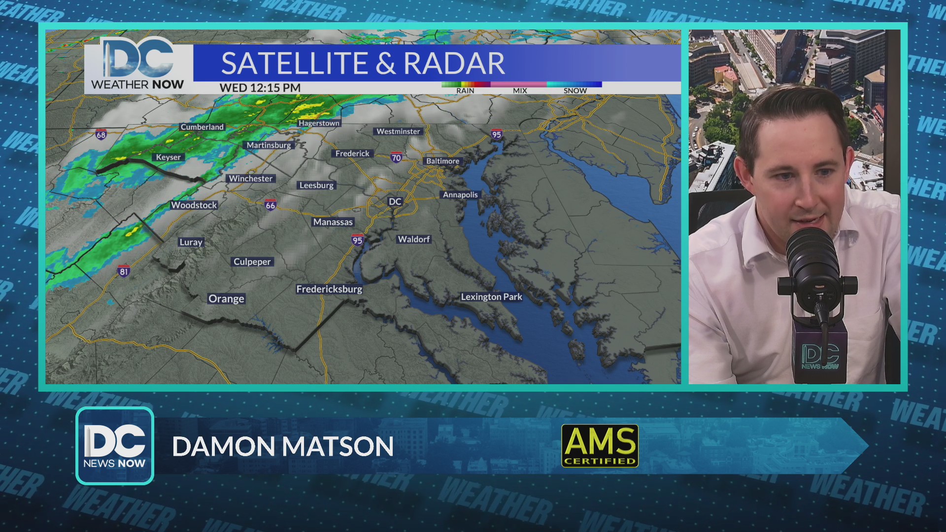 Scattered rain, a few storms possible through sunset