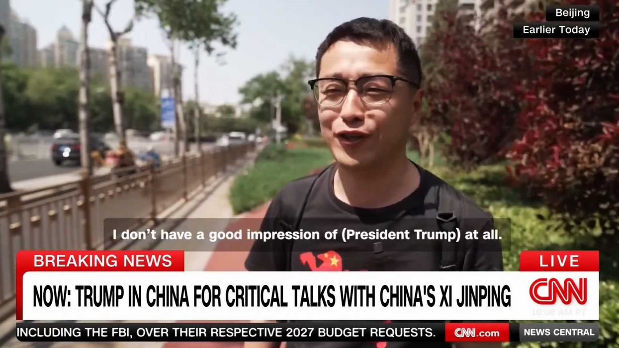 CNN reporter taken aback as Chinese residents tee off on Trump