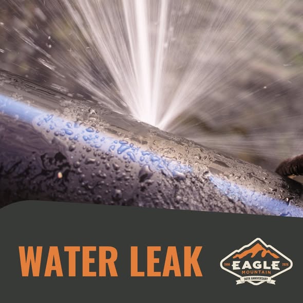 Water main break impacts 20 homes in Eagle Mountain
