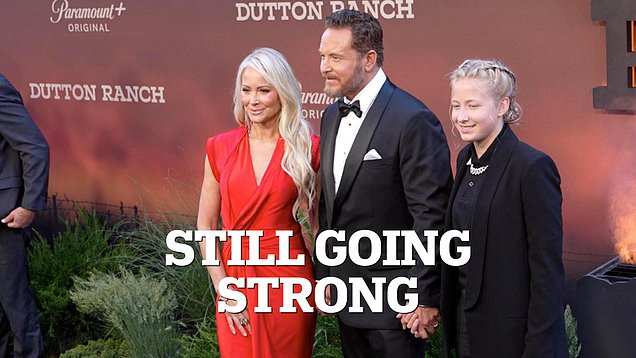 Cole Hauser proves marriage is strong at Dutton Ranch premiere