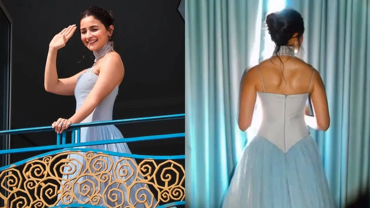 Alia Bhatt enchants as Cinderella at Cannes 2026, dazzles in a frosty ...