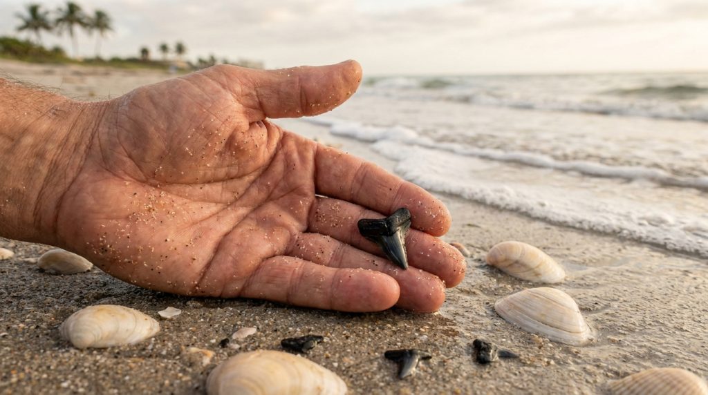 Florida’s beaches are still giving up teeth from ancient sharks