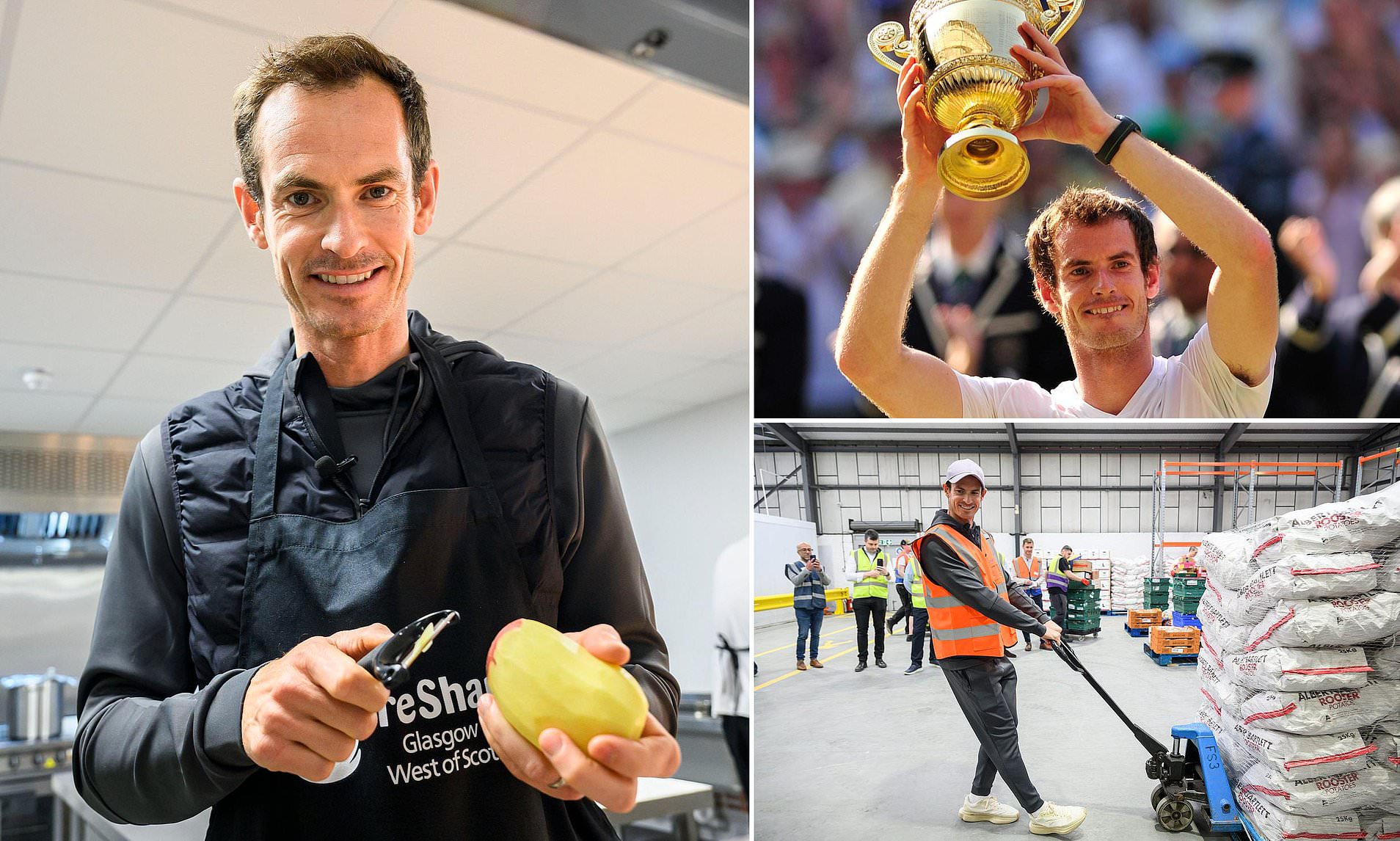Mash point! Andy Murray fears he'll have to say 'Tattie' bye to his ...