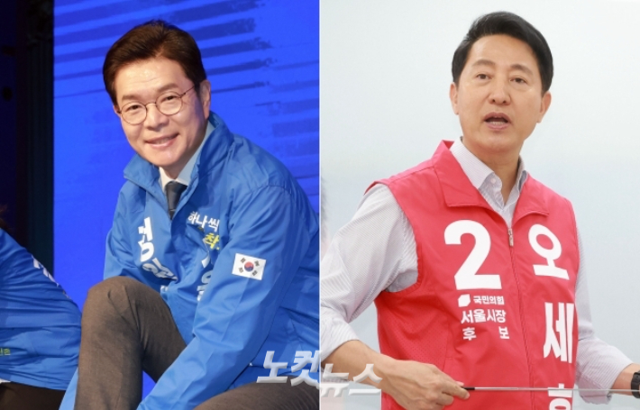 정원오 44.9% 오세훈 39.8%…오차범위 내 추격 [CBS-KSOI]