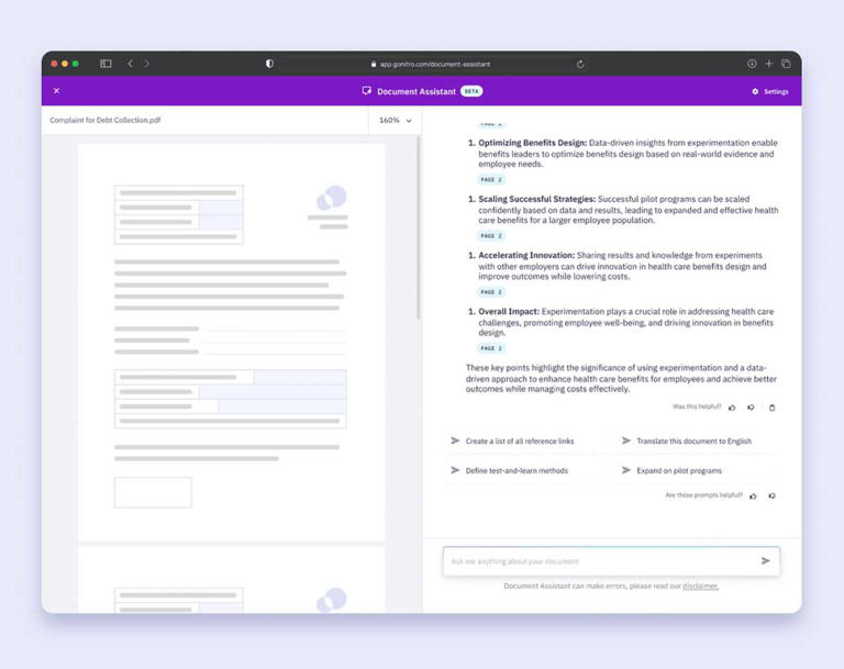 Using functional AI to automate document workflows