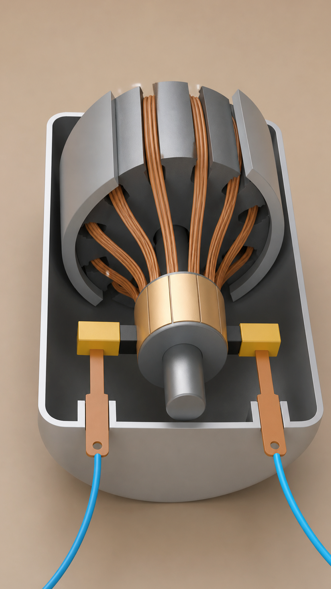 How does an electric motor work? (DC motor)