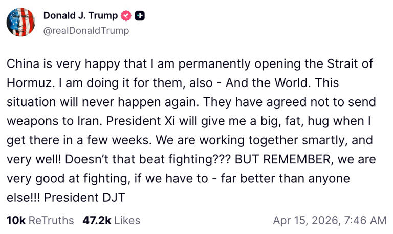 Trump puts on sad Chinese food spread for his big trip