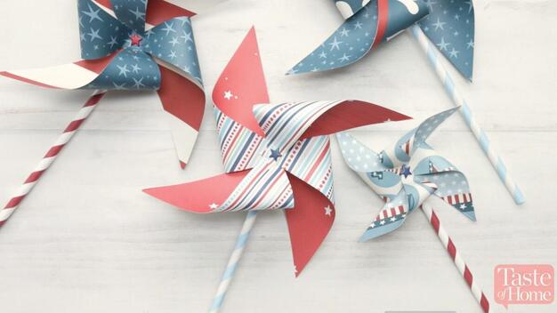 Patriotic pinwheel