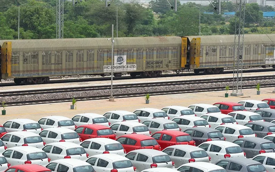 Maruti Suzuki hits 30 lakh rail dispatches, targets 35% by FY31