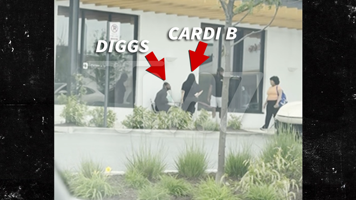 Cardi B and Stefon Diggs argue outside Maryland coffee shop, on video