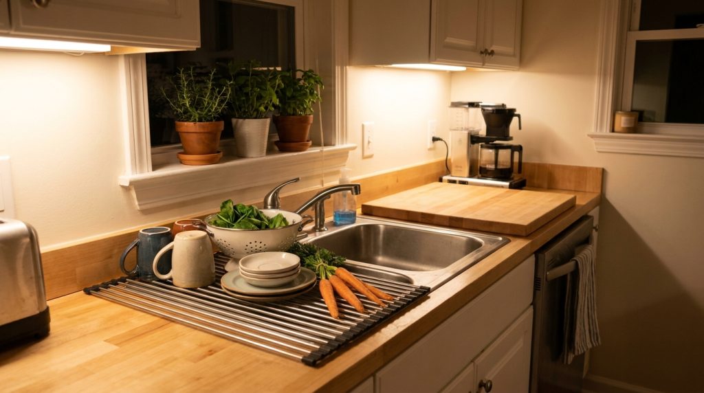 Stop buying dish racks? The sink-drying swap that keeps counters clear