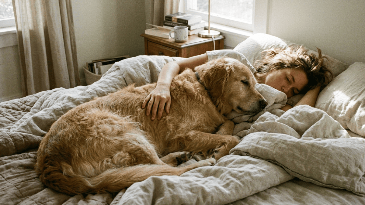 If your dog sleeps in your bed, science says you likely have these 10 ...