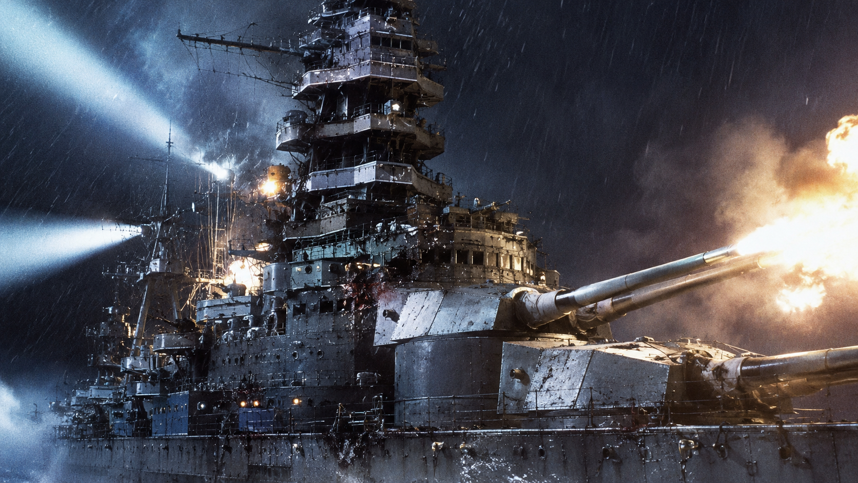 The Japanese battleship the US found at point-blank range in the dark