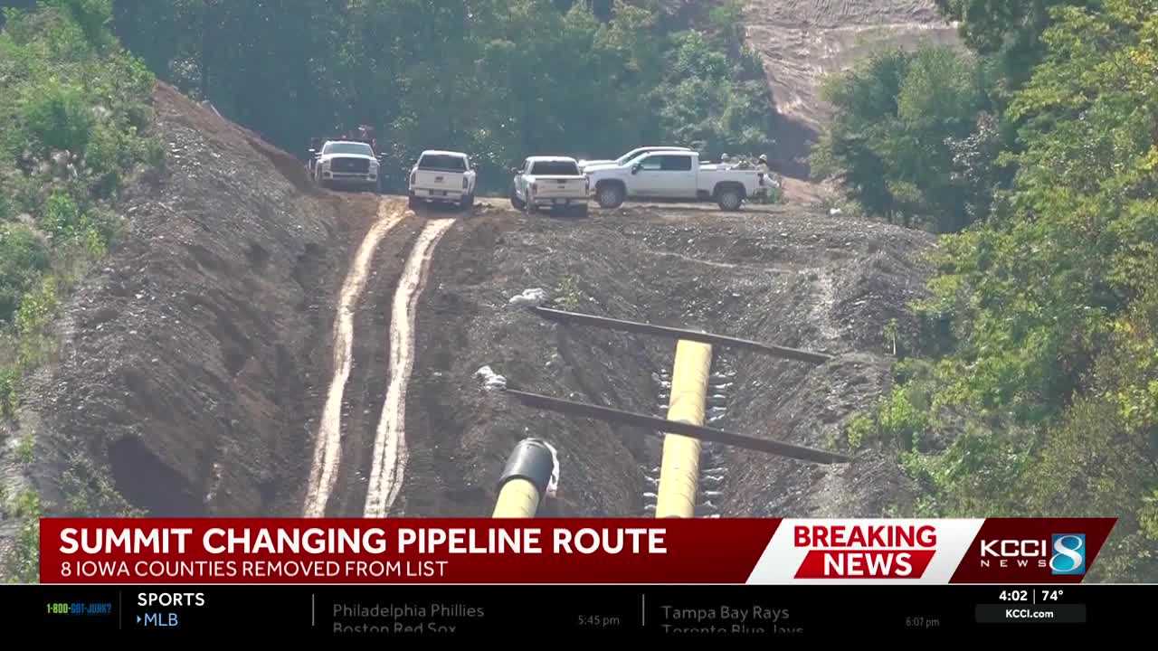 Summit Carbon Solutions revises Iowa pipeline route