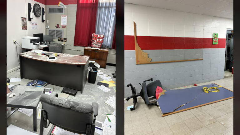 Vandalism of North Mississippi high school results in 18 arrests
