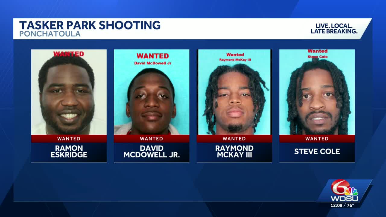 Ponchatoula police arrest 3, searching for 4 in Tasker Park shooting