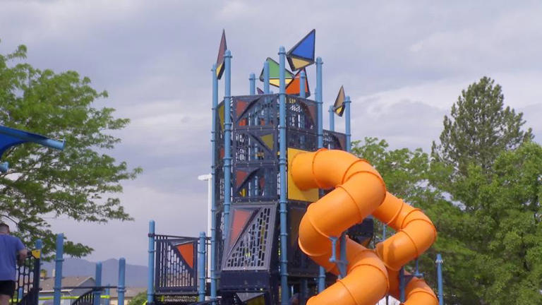 West Valley City volunteers build an all-abilities inclusive playground ...