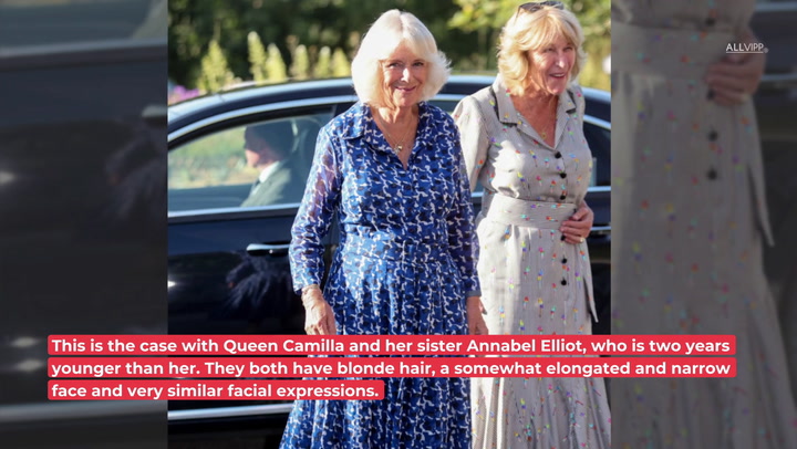 Queen Camilla has a sister who bears a striking resemblance to her