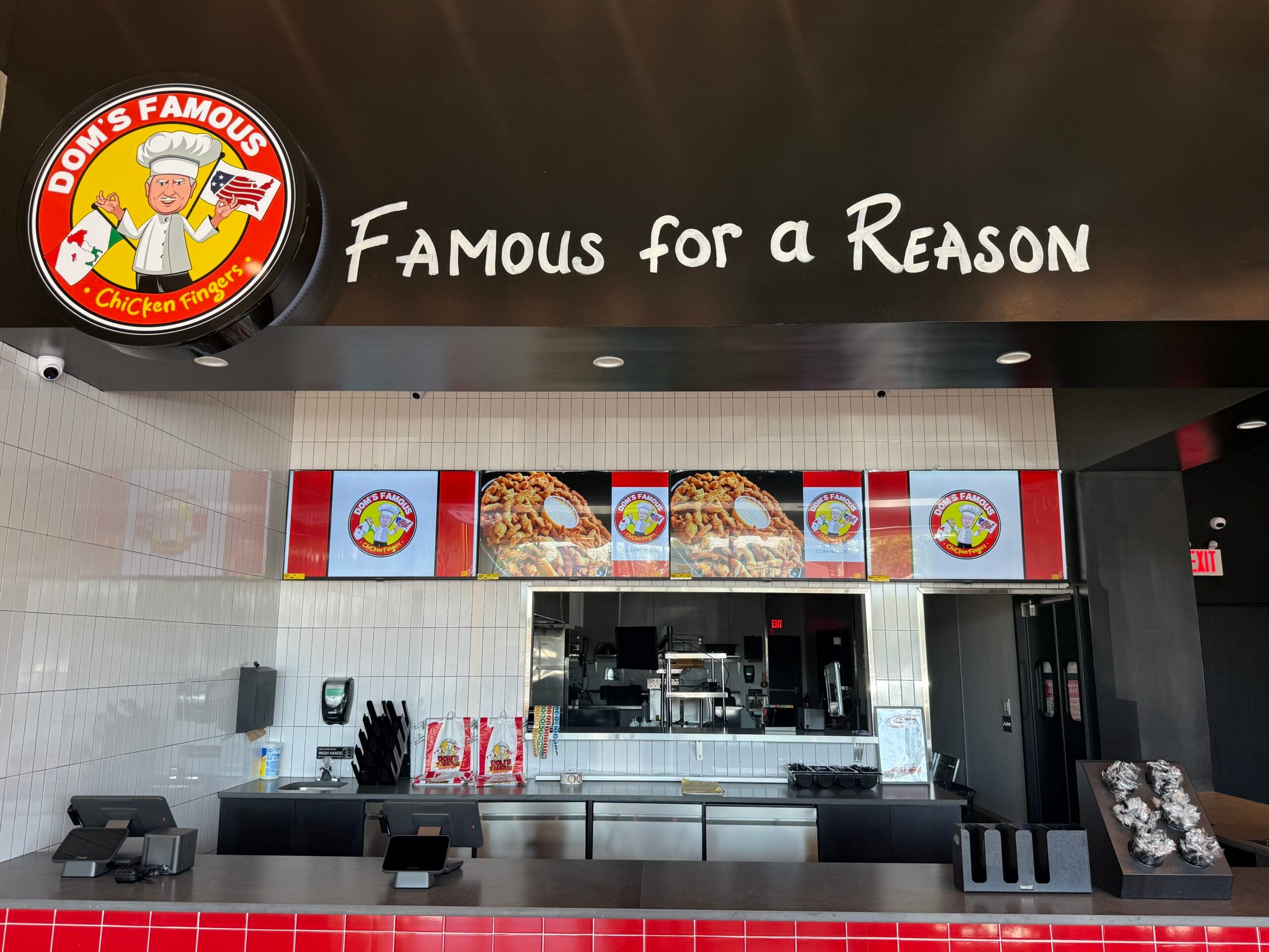 Dom’s famous chicken fingers getting closer to opening in Plainview