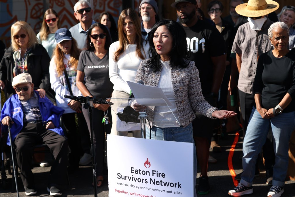 California wildfire survivor rips insurers, state government for ...