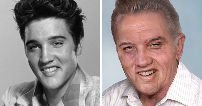 Someone imagined how pop stars would look today if they were still alive