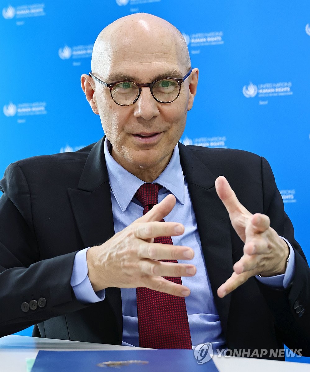 UN human rights chief gives interview