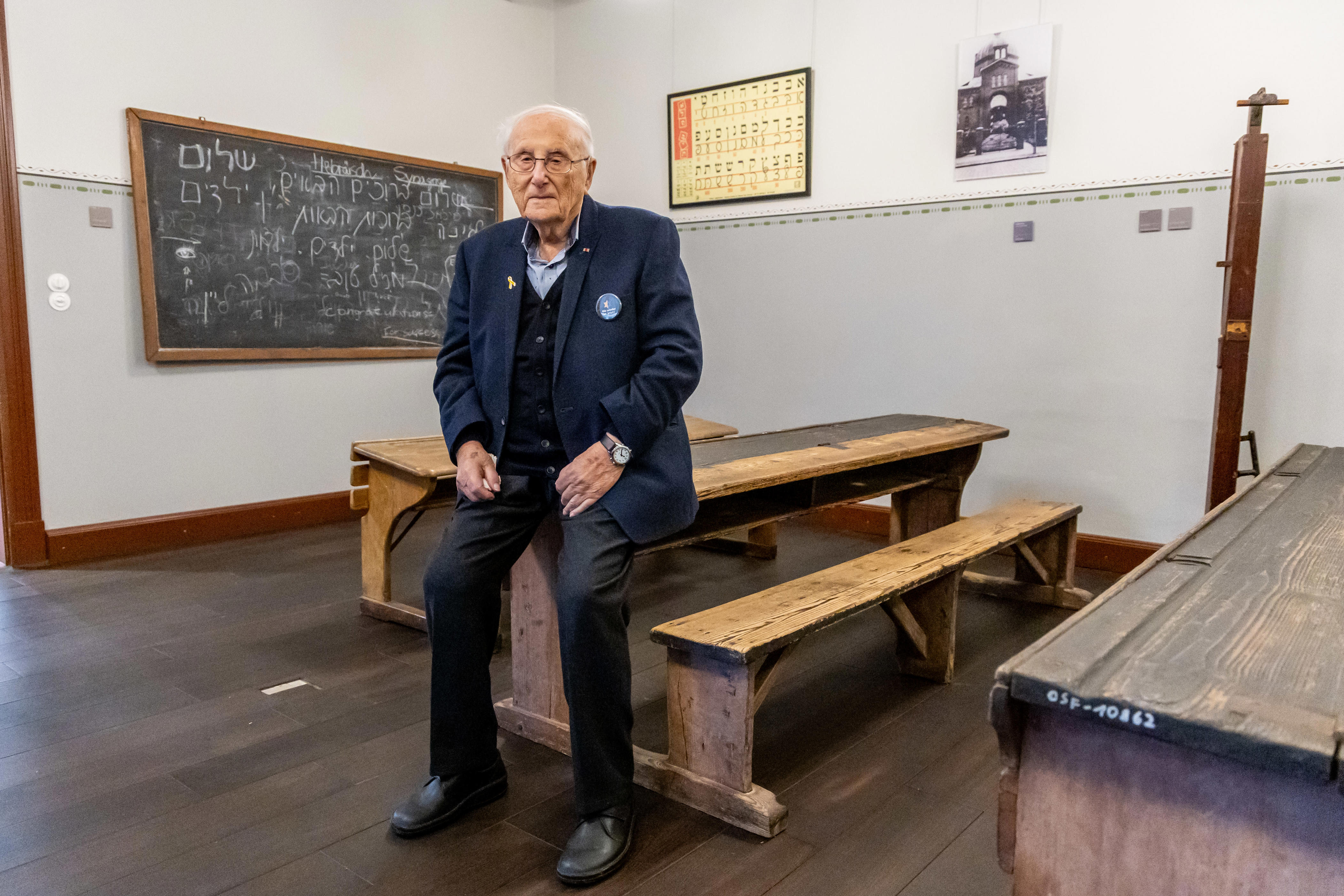 Holocaust survivor Albrecht Weinberg, who moved back to Germany in his ...
