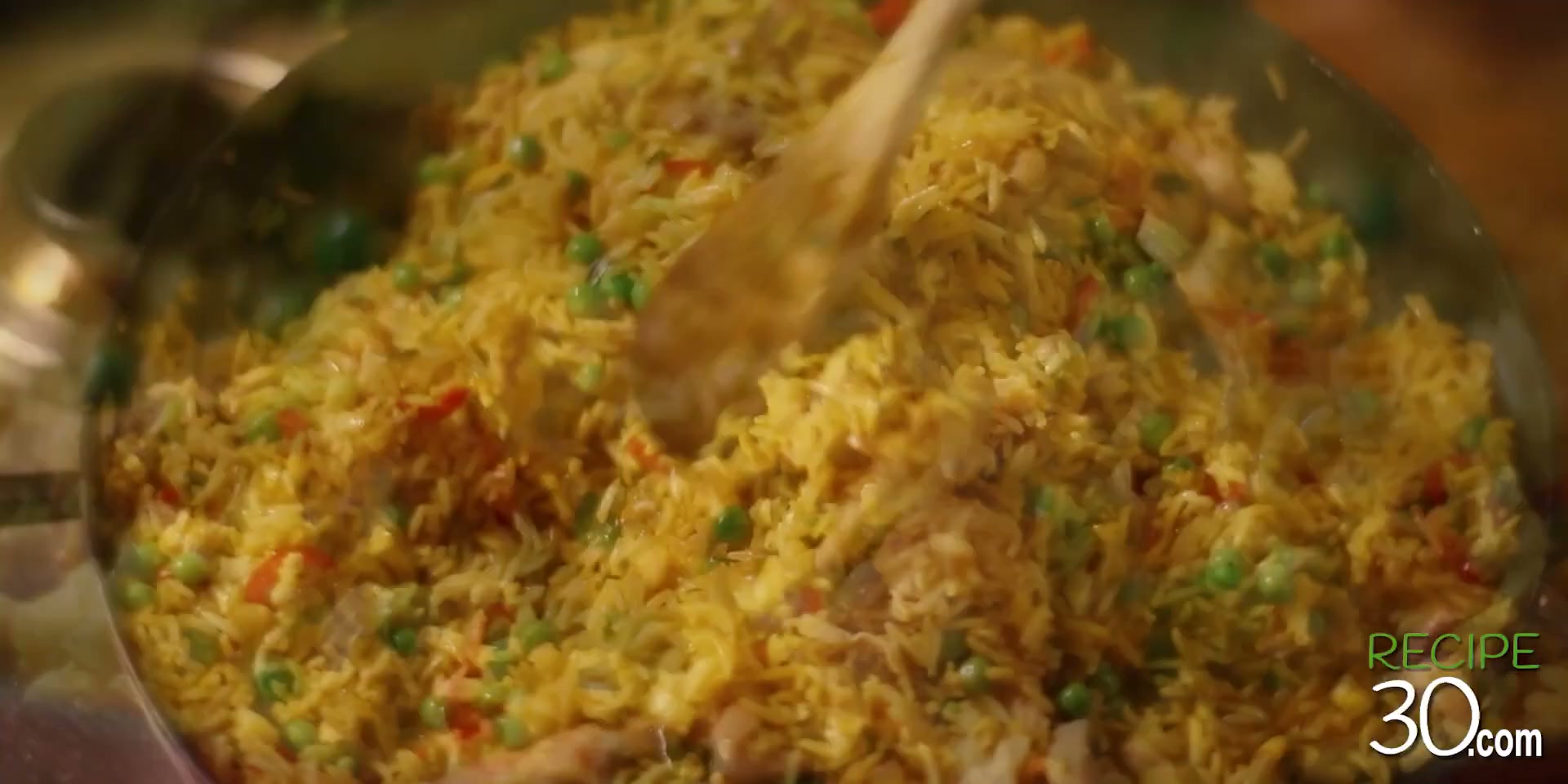 I made spicy chicken fried rice