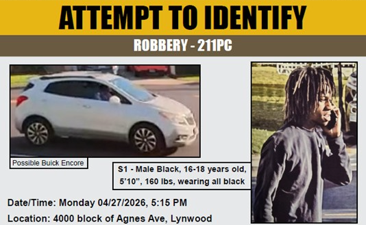 LA County detectives search for suspect who robbed Lynwood woman of ...