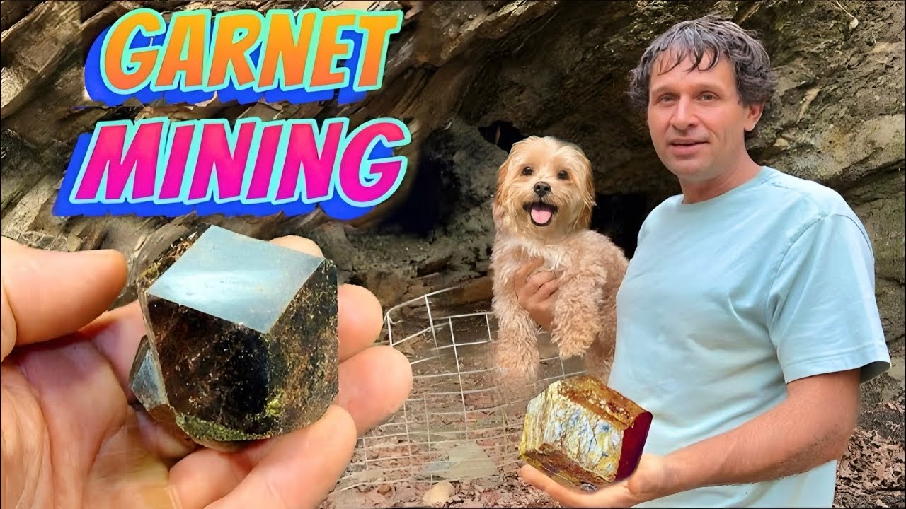 Amazing day of garnet collecting in North Carolina!
