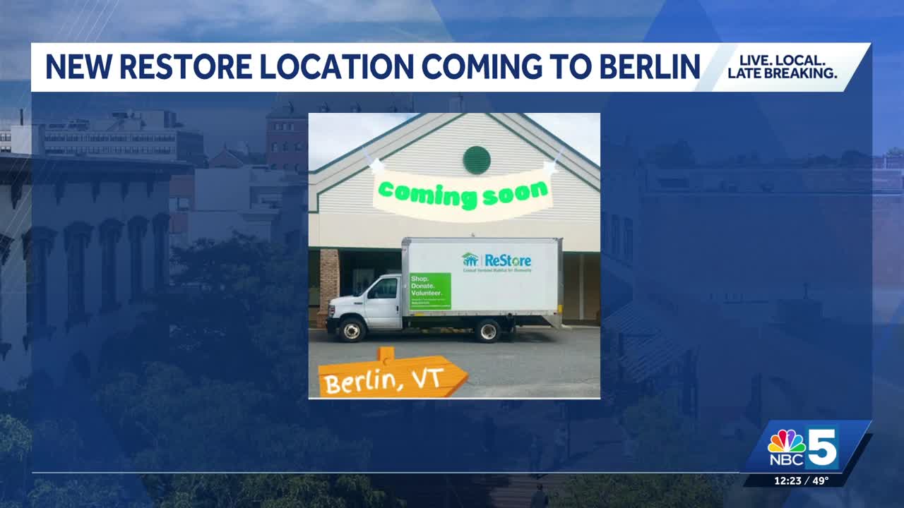 Central Vermont Habitat for Humanity announces new ReStore in Berlin