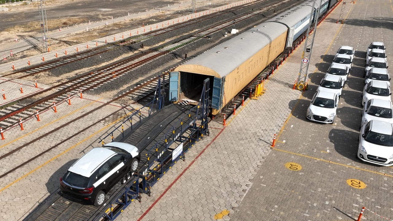 Maruti Suzuki hits 30 lakh rail dispatches, targets 35% by FY31