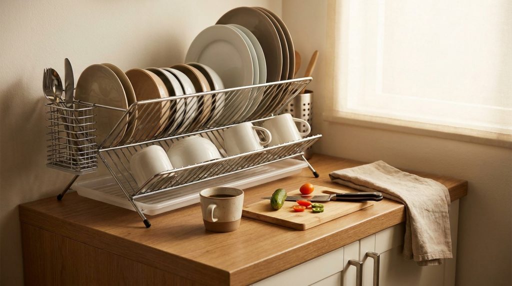 Stop buying dish racks? The sink-drying swap that keeps counters clear