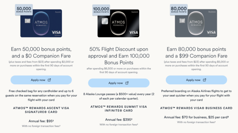 New welcome offers on Alaska Airlines credit cards: 50% flight ...