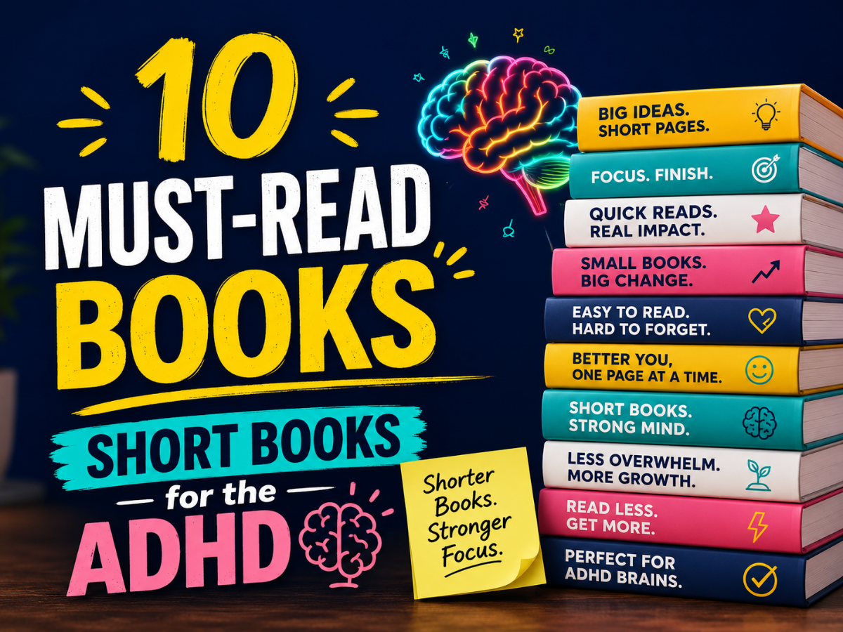 Must-read books: 10 short books for the ADHD brain you can actually ...